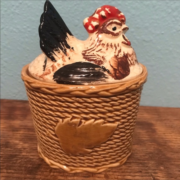 Vintage | Kitchen | Farmhouse Ceramic Rooster Crock | Poshmark